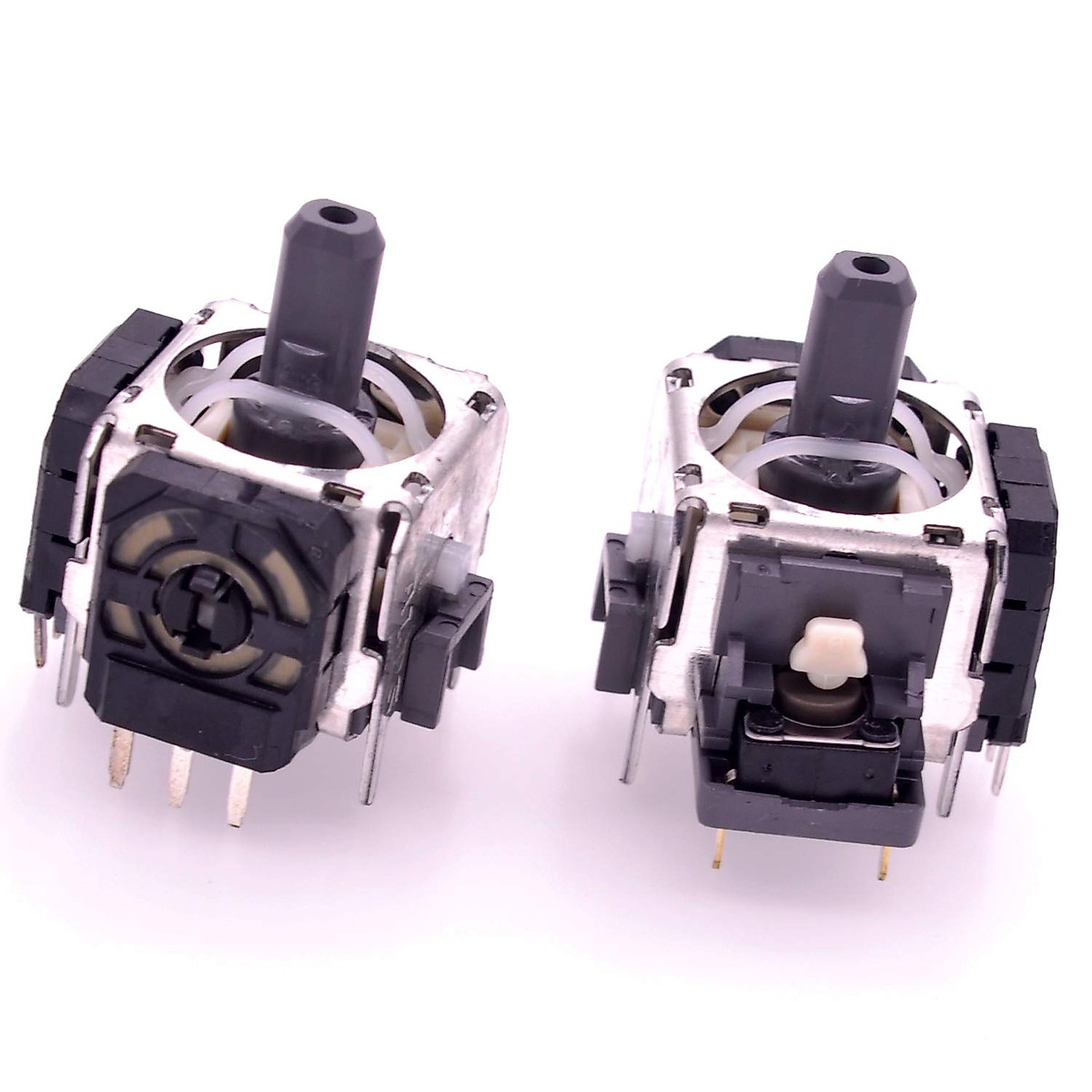 Deal4GO 2 Pack Original 3D Analog Stick Joystick Module Thumbstick Replacement for PS4 DualShock 4 Controller Grey