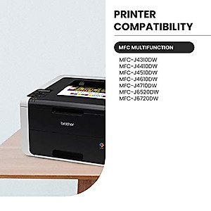 YoYoInk Compatible Printer Ink Cartridges Replacement for Brother LC-107 / LC-105 XXL Extra High Yield (4 Black, 2 Cyan, 2 Magenta, 2 Yellow; 10 Pack)