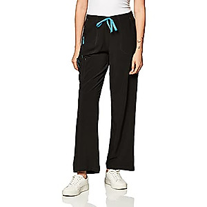 Carhartt Women's Cross-Flex Utility Scrub Pant, Black, Large