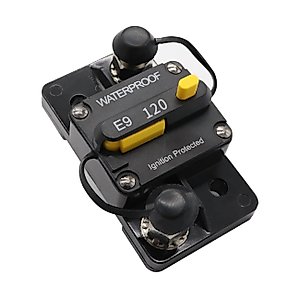 ERINGOGO 48v Circuit Breaker Fuse Reset Circuit Breaker Waterproof Circuit Breaker Car Circuit Breaker 150a Manual Protector