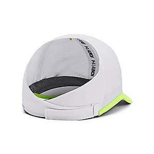 Under Armour Women's Iso-chill Launch Wrapback, (100) White/Lime Surge/Reflective, One Size Fits Most