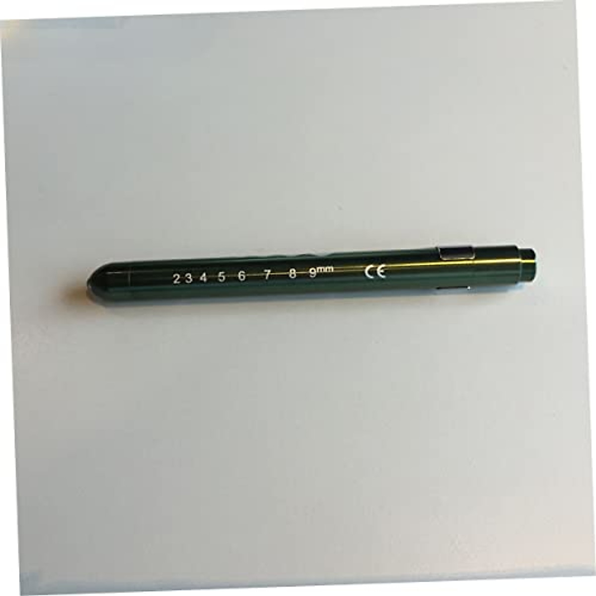 JECOMPRIS 2pcs LED Pen Light Gauge LED Rechargable Flashlight Reusable LED Nurse Accessories for Work Light Pen for Nurses Rechargeable LED Pocket Pen Light Mini for Nurses Nursing LED Red