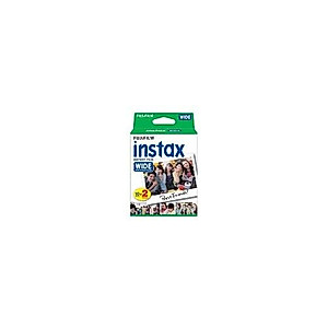 FujiFilm Instax Wide Picture Format Instant Film, 10 Exposures (Pack of 5 Twin Packs)