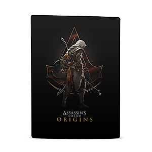 Head Case Designs Officially Licensed Assassin's Creed Bayek Crest Origins Character Art Vinyl Faceplate Sticker Gaming Skin Case Cover Compatible with Sony Playstation 5 PS5 Digital Edition Console