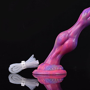 Luminous Dildo Squirt Adult Sex Toy, 8" Squirting Dildo Ejaculating Dildo Butt Plug Anal Dildo with Bulb, Realistic Dildo Suction Cup, Strap On Dildo Anal Toys Sex Toy Men Gay
