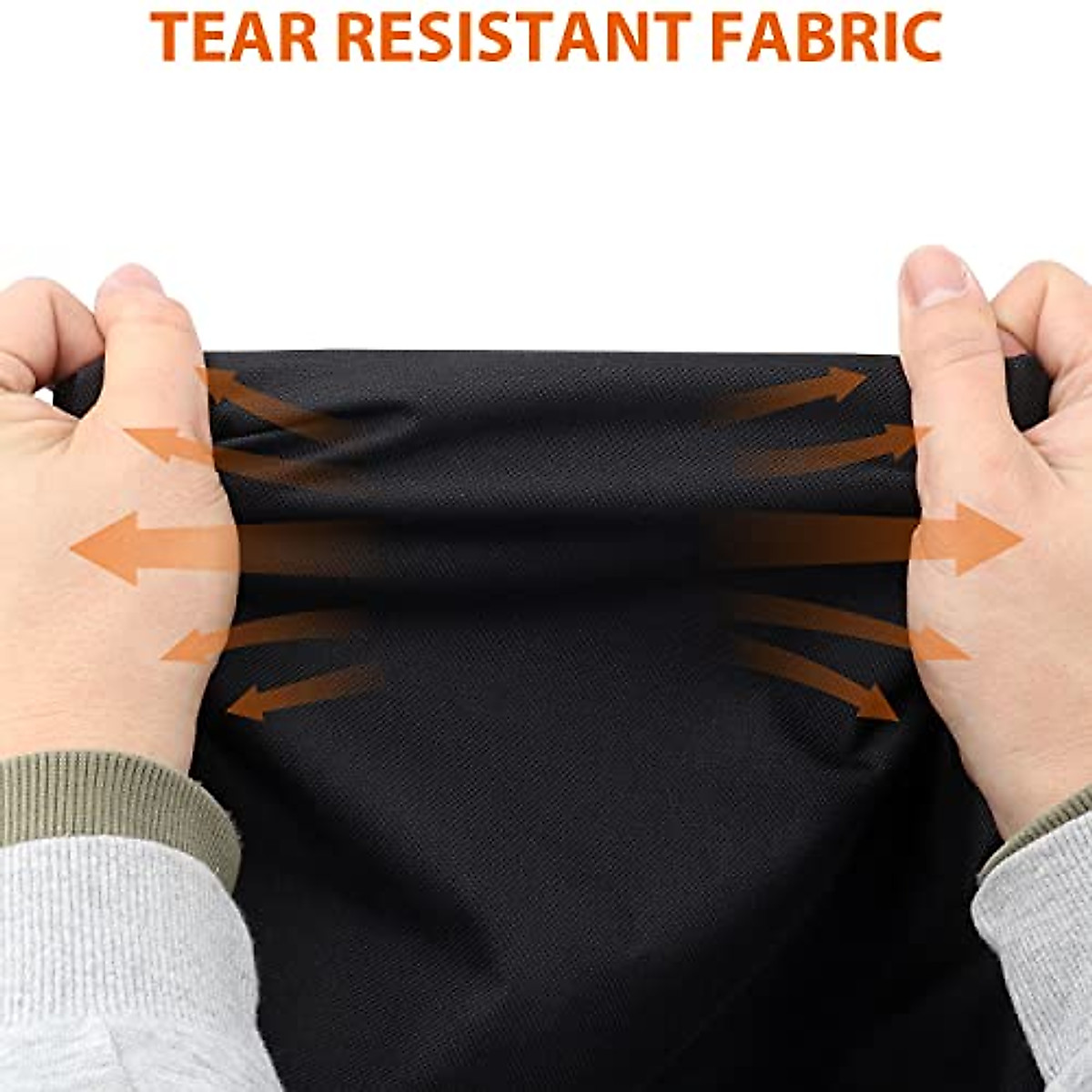 DELSbbq Carry Bag and Cover for Blackstone 17 Inch Table Top Griddle Without Griddle Hood, Heavy Duty Waterproof Polyester Cover Kit for Blackstone Accessories 17", Black