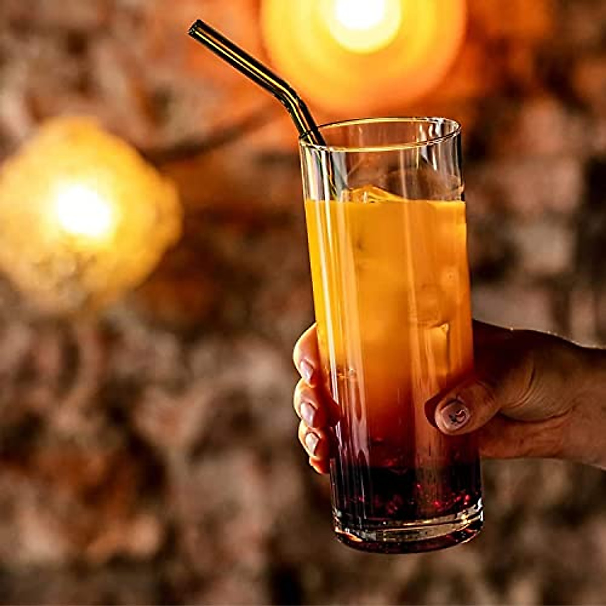 KROSNO Tall Water Juice Drinking Glasses | Set of 6 | 16.9 oz | Balance Collection | Highball & Tumbler Crystal Glass | Perfect for Home Restaurants and Parties | Dishwasher Safe | Gift Idea | Made in Europe