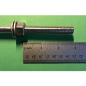 US STAINLESS Stainless Steel 316 Eye Bolt 1/2" x 12" Whitworth (1/2"-12) Short Thread Marine Grade Pitch of 12