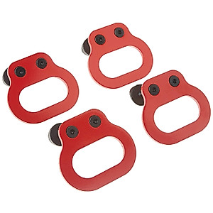 Wenzelite Bus Transit Tie Downs for Wenzelite Trotter Mobility Rehab Stroller, Red