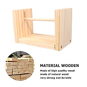 MAGICLULU Rotating Yarn Holder Spool Thread Rack Wooden Spool Rack Wooden Thread Rack Embroidery Thread Holder Spool Thread Rack Embroidery Yarn Spool Yarn Spool Holder Crochet Yarn Holder