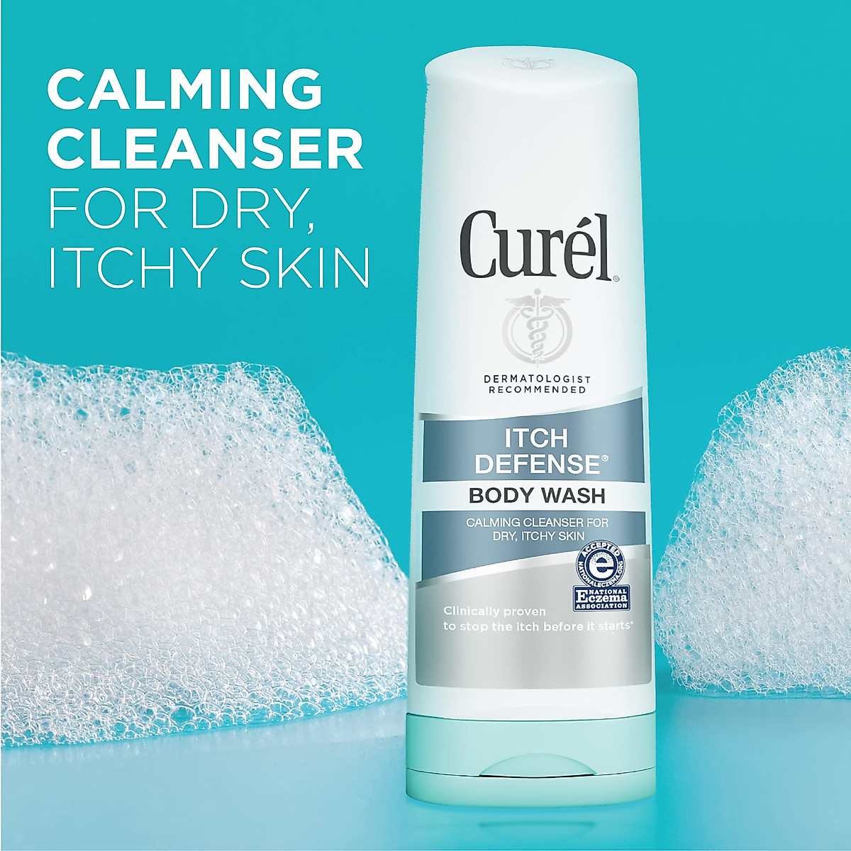 Curel Hydra Therapy Itch Defense Moisturizer and Body Wash Set, Wet Skin Lotion + Curel Itch Defense Calming Daily Cleanser, Body Wash, for Dry, Itchy Skin, 12 oz & 10 oz, Pack of 2