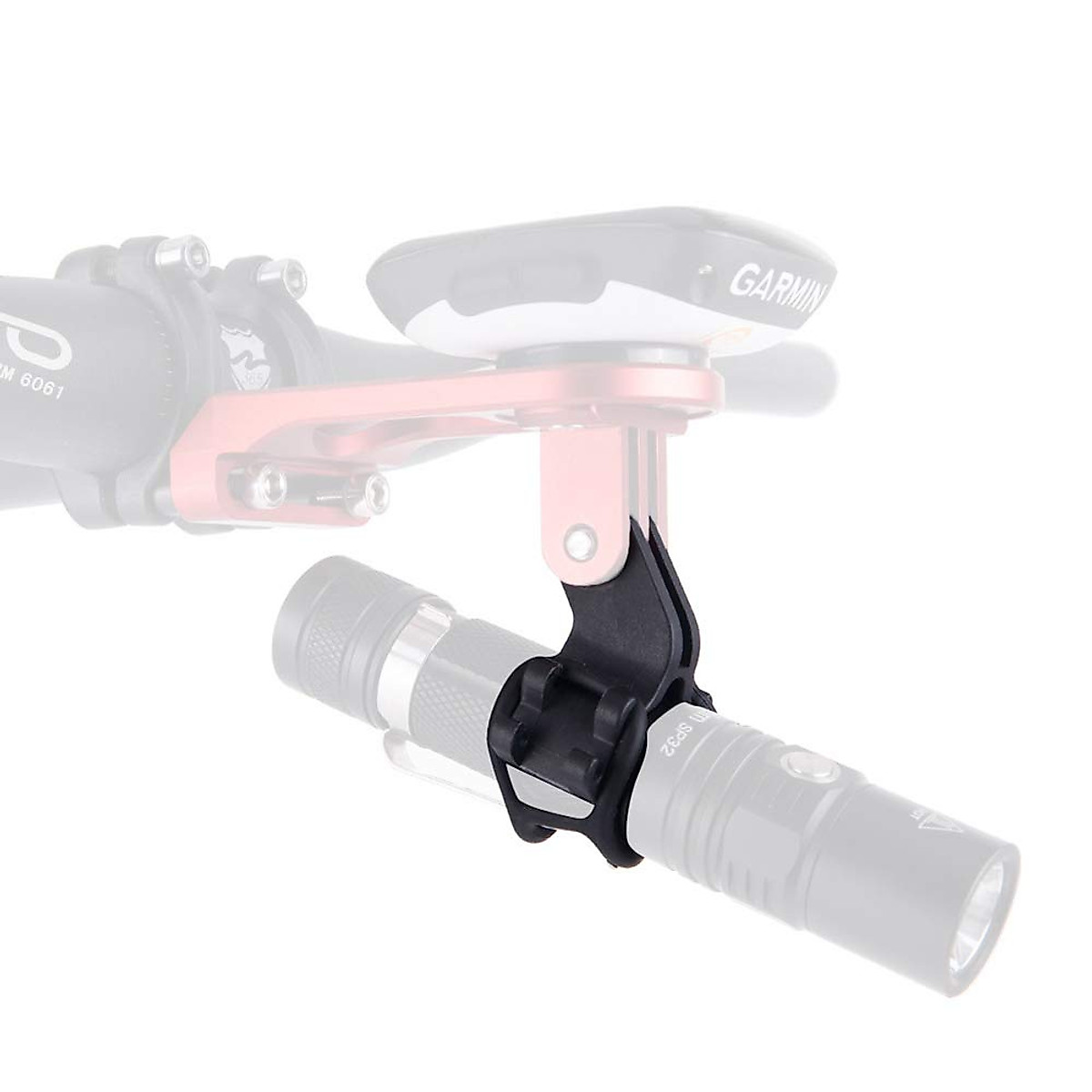 JooFn 2pcs Flashlight Holder Bicycle Bike Torch Light Mounting Bracket for Go Pro Type Mount Interface