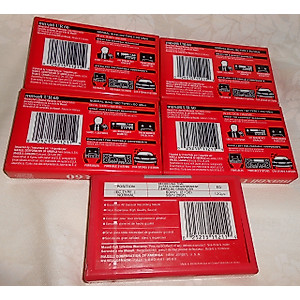 Maxell UR 60 Position IEC Type I Normal Audio Cassette - 5 Pack