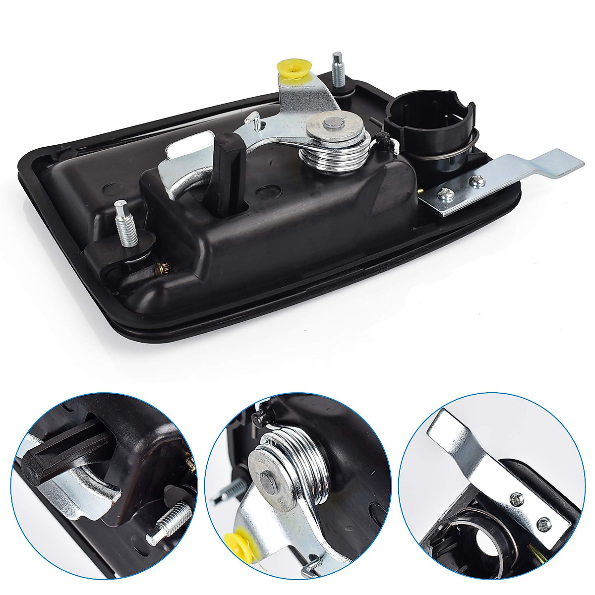 FAERSI Exterior Outside Door Handle Front Left Driver Side Replacements for 1999-2016 Ford F-250 F-350 F-450 F-550 Super Duty | 2000-2005 Ford Excursion | 00-15 Ford F650 | 00-13 Ford F750, 79306