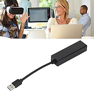 VR Adapter Cable, Lightweight and Durable Plug and Play VR Gaming VR Camera Adapter with LED Indicator for Camera for PS5 Console