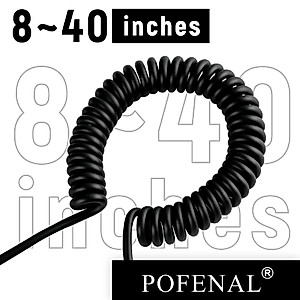 POFENAL APX 6000 APX 4000 Water-Proof Radio Microphone Remote Shoulder MIC with 3.5mm Audio Jack Compatible with Motorola XPR 6550 XPR 7550 (XPR 7550e Mic, Green)