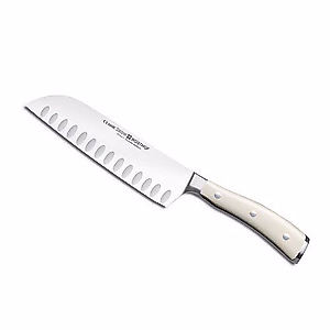 Wusthof Wusthof Classic Ikon Santoku, Hollow Edge, Creme