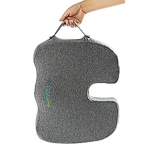 AEEVOLL Memory Foam Seat Cushion Pillow for Office Chair - Butt, Sciatica, Coccyx, Back, Tailbone & Lower Back Pain Relief - Orthopedic Chair Pad for Car, Wheelchair, Computer and Desk Chair