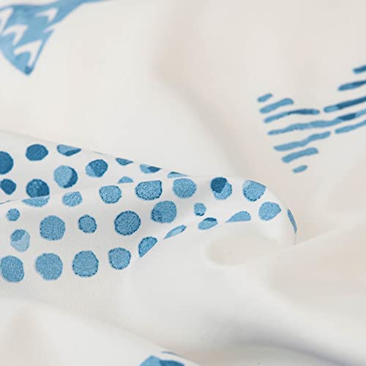 Kawaii Duvet Cover King Size, 3 Pieces Soft Lightweight Microfiber Duvet Cover Set, Tropical Hawaiian Bedding Comforter Cover Set with Zipper Ties, 1 Duvet Cover and 2 Pillowcases, No Comforter