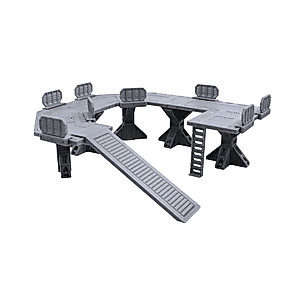 EnderToys Mid-Level Industrial Skirmish Field, Terrain Scenery for Necromunda, Kill Team, Compatible with Sector Mechanicus, 3D Printed and Paintable