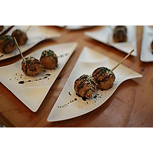 WASARA DM-013R Medium Plate, White, 10.3 inches (26.1 cm), 6 Pieces