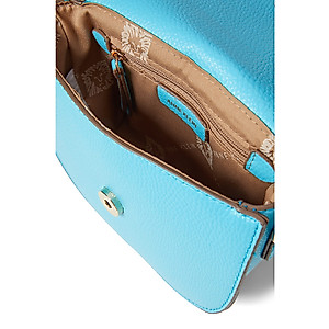 Anne Klein Mini Bamboo top Handle Crossbody, Turquoise Sea