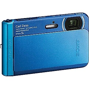 Sony Cyber-Shot Waterproof Digital Camera TX30 1080/60i 18.2MP DSCTX30/L - Blue
