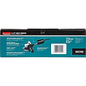 Makita 9557NB-R 7.5 Amp 4-1/2 in. Slide Switch AC/DC Angle Grinder (Renewed)