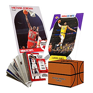 Deluxe NBA Basketball Cards 2023 Mystery Box | 100x Official NBA Cards | 10x Hall of Famers | 10x Rookies | 1x Lebron or Jordan | 4X Autograph or Relic Cards Guaranteed | Kobe Bryant Cards