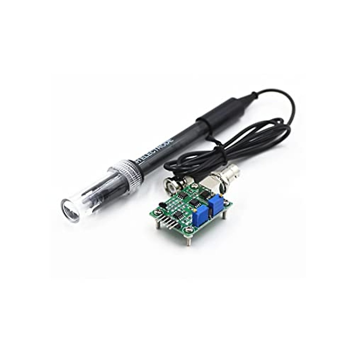 PH Sensor for Arduino, PH0-14 Value Detect Sensor Module + PH Electrode Probe BNC, PH Sensor UNO, PH Sensor Arduino Kit, PH Sensor Raspberry Pi Kit, by HQ&LP