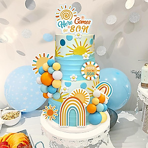 32 PCS Ball Cake Picks Colorful Ball Shaped Cake Topper Pearl Balls Cupcake Cake Insert Topper for Birthday Party Wedding Decoration Supplies