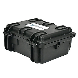 Voltage Waterproof Battery Box Enclosure with SAE Connector for 12V 9ah, 12V 8ah or Lithium 12V 10ah Batteries Kayak Fishfinder, GPS, Lighting and Outdoor Solar Systems (Single SAE Connector)