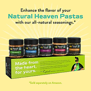 Natural Heaven Hearts of Palm Pasta, Angel Hair Noodles - Low Carb Pasta, Gluten-Free, Paleo, Keto Pasta Noodles, Plant-Based Healthy Food, 9 Oz