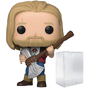 POP Thor: Love and Thunder - Ravager Thor Funko Vinyl Figure (Bundled with Compatible Box Protector Case), Multicolor, 3.75 inches