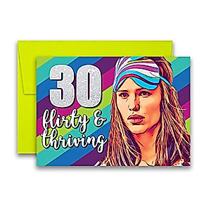 13 Going on 30 Thirtieth 30th Birthday Card Jennifer Garner Inspired Birthday Card 5x7 inches w/Envelope