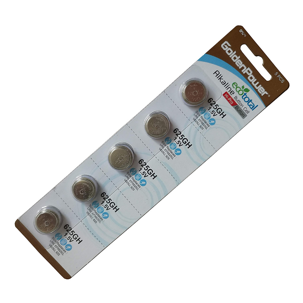 New 5 X LR9 EPX625G V625U 625 625GH Alkaline Button Cell Battery FBA