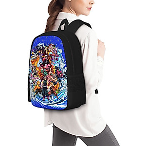 Guainuhai Anime Backpacks 3D Print Cartoon Backpack Fashion Anime Backpack Travel Bags 17inch C
