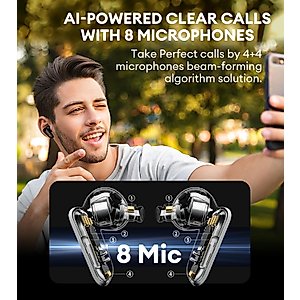 Edifier NeoBuds Pro 2 Multi-Channel Active Noise Cancellation Earbuds with Spatial Audio, Hi-Res Sound, LDAC & LHDC, AAC, 8 Mics for Clear Calls, Bluetooth 5.3, Fast Charging, App Customization, Black
