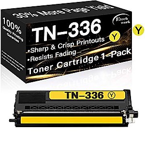 Etechwork Compatible Toner Cartridge Replacement for Brother TN336 TN331 TN-336Y TN-331Y Toners use with Brother HL-L8250CDN HL-L8350CDW HL-L8350CDWT MFC-L8850CDW MFC-L8600CDW Printer (Yellow)