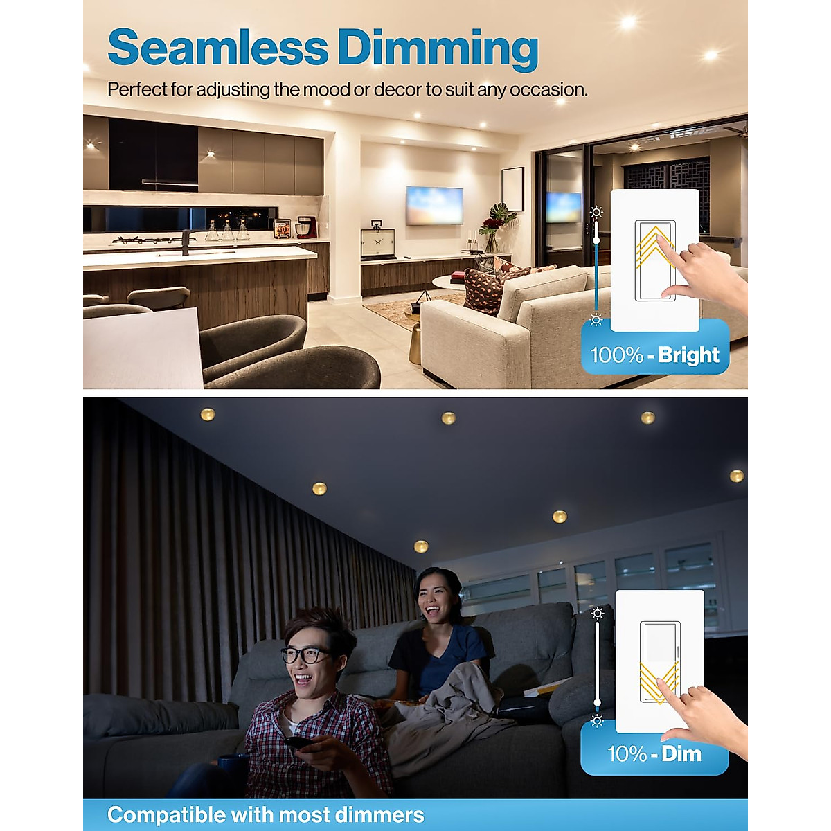 Sunco 48 Pack BR30 LED Bulbs, Indoor Flood Lights CRI93 11W Equivalent 65W 3000K Warm White 850 Lumens, E26 Base, 25000 Lifetime Hours Interior Home Dimmable Recessed Can Light Bulbs - UL