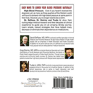 Thirty Days to Natural Blood Pressure Control: The "No Pressure" Solution