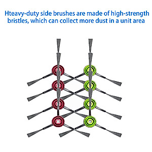 WINWINHOME Replacement Accessories Kit Fit for ECOVACS Deebot X1 Omni/X1 Turbo /X1 Plus Robot Vacuum, Main Side Brush Filter Replacement Parts (15 Pack)