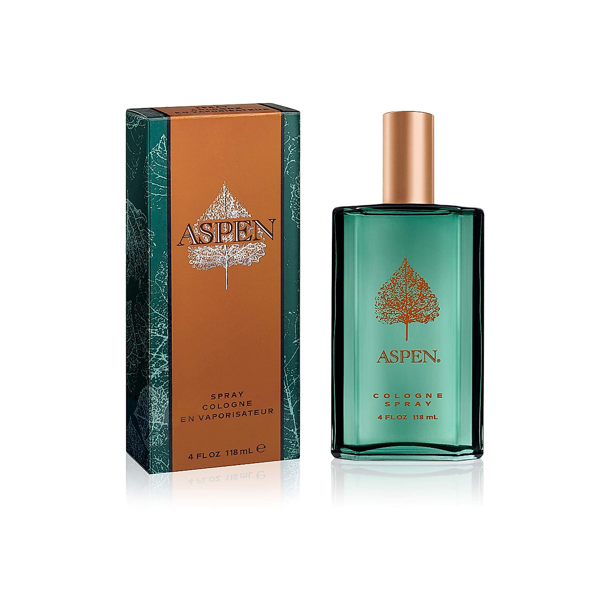 Aspen Cologne Spray, Vegan Formula, Cologne Spray, Woody Spicy Scent, 118 ml (4oz)
