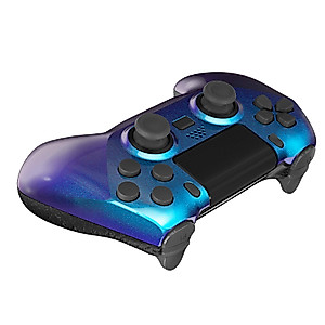 eXtremeRate Chameleon Decade Tournament Controller (DTC) Upgrade Kit for PS4 Controller JDM-040/050/055, Upgrade Board & Ergonomic Shell & Back Buttons & Trigger Stops - Controller NOT Included