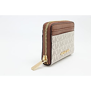 Michael Kors Women's Card Case Wallet, Vanilla, Small