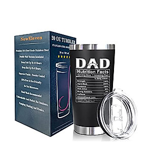 Gifts For Dad From Daughter, Son, Kids - Christmas Gifts For Dad, Men, Husband - Best Birthday Gifts For Dad, Father, New Dad, Step Dad, Bonus Dad - 20 Oz Tumbler…