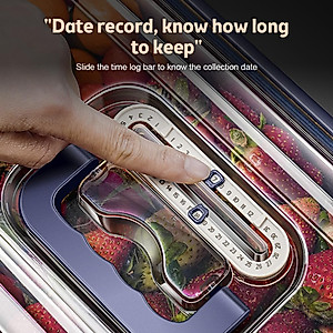 Irishom Food Storage Containers with Lids Airtight Food Grade 316 Stainless Steel Large Capacity Leakproof Kitchen Storage Container (5.6L)