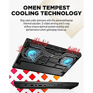 HP OMEN Laptop, IntelCore i7-12700H Processor, NVIDIA GeForce RTX 3070 Ti L Dedicated Graphics, 16 GB RAM Memory, Windows 11home Operating System (17-ck1020nr, Shadow Black)