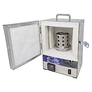 Tabletop Hi-Temp 2200 Degree Electric Burnout Oven Kiln Vent Hole PROGRAMMABLE Controller Furnace Jewelry Making Dental Casting Wax 3D Resin PLA Burnout Made in The U.S.A.