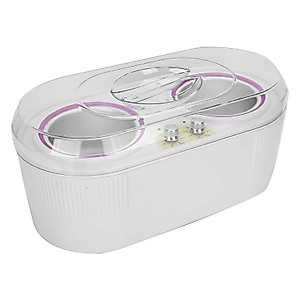 Liphontcta Double Wax Warmer, Professional Electric Wax Heater Large Wax Warmer Wax Melter Wax Supplies for Hair Removal with Adjustable Temperature for Salon(#2)
